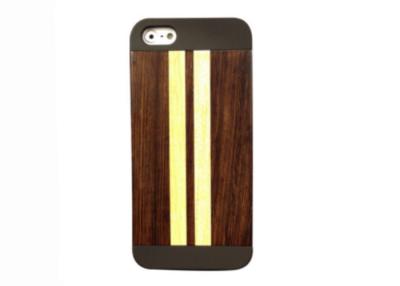 Cina Caso posteriore di legno di iPhone 5 ibridi amichevoli della banda di Eco, copertura astuta dei telefoni della compressa in vendita