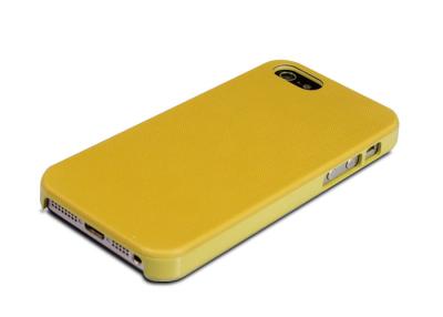 Cina Caso di cuoio del telefono cellulare del telefono cellulare con il litchi giallo, casi mobili di cuoio in vendita