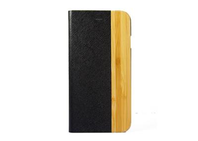 Cina Cuoio nero dell'unità di elaborazione Lerforated delle casse del telefono di iPhone 6 a mano lucidato in vendita
