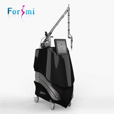 China Forimi 2 warranty newest 12 inch 1-10Hz 600ps 1064nm 532nm Q Switch nd Yag Laser Tattoo Removal Picosecond laser machine for sale