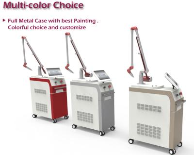 China Professional Cooling Air blow with Korea original 7 joints arm 270°flexible screen adjustable Q-Switched machine for sale