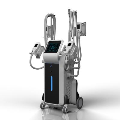China cellulite 10.4 inch touch screen 4 handles used art the same time cryolipolysis fat freeze slimming machine for sale