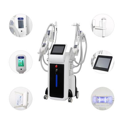 China 10.4 inch touch screen cryolipolysis fat freeze slimming machine with four freezing handles could used at the same time for sale