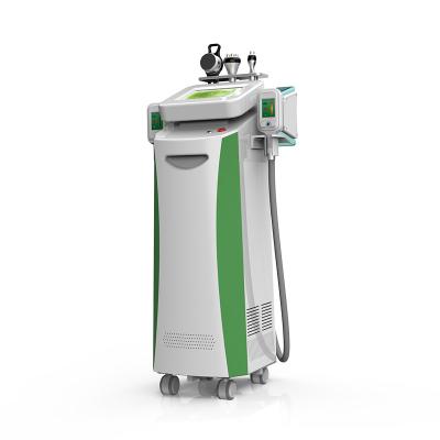 China Vertical 5 handles 435*400*1200mm  rf cavitation cryolipolysis device fat freezing slimming cryo weight loss machine for sale