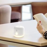 China BPA Free Mini Aroma Diffuser New White Smart Nebulizer Diffuser Waterless 150ml for sale
