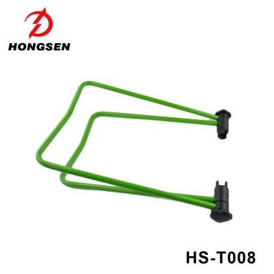 China Colorful Portable Outdoor Bicycle Parking Stand U-shape Bike Floor Display Stand for sale