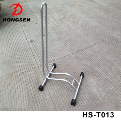 China High Quality Back Wheel Repair Stand L Shape Bike Parking Stand Floor Bicycle Display Rack for sale