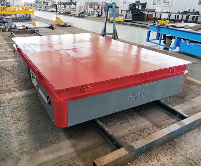 中国 Heavy Load 10 Tons Battery Powered Rail Transfer Trolley With Remote Control 販売のため