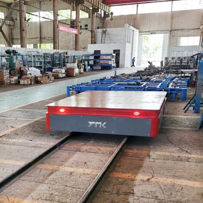 Cina Battery Powered 10 Tons Rail Transfer Cart For Steel Pipe Handling in vendita
