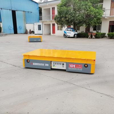China 10T industriële van het het Karretjeplatform van de Batterijoverdracht de Vrachtwagen Bestuurbare Elektrisch Te koop