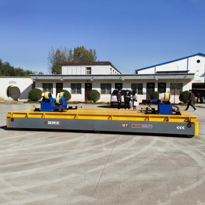Remote Control Battery 10 Tons Omni Steerable Steel Industrial Transfer Cart
