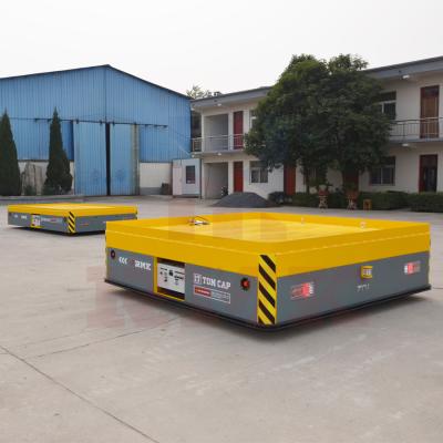 China Dc Motor Remote Control 15 Tons Battery Transfer Cart Cold Rolling for sale