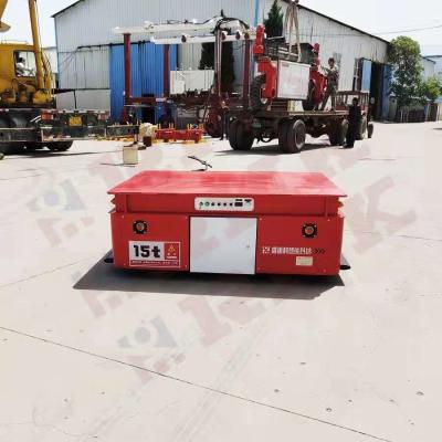 China Plataforma resistente de la fábrica 15 toneladas de carretilla sin rieles de la transferencia con teledirigido for sale