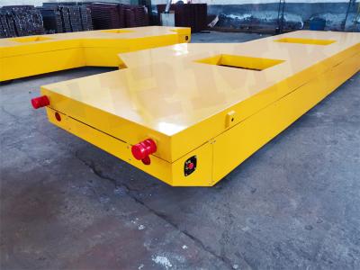 China 20 Ton Cable Reel Coil Track Transfer Trolley Rail Transfer Carriage for sale