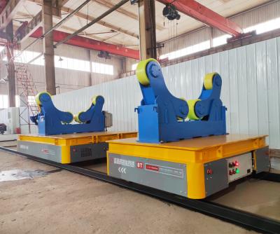 China 10 Tons Heavy Load Track Transfer Cart Used In Manufacture Plant for sale