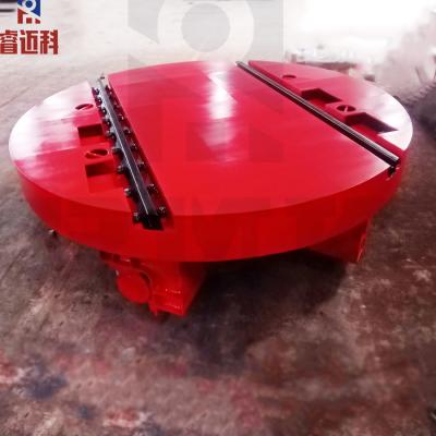 China 50 Ton Industrial Turnplate Cable Power Supply Railway Transfer Cart for sale