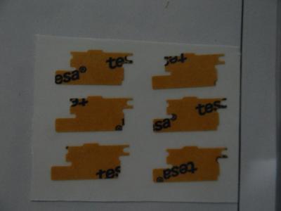 China Customized Die-Cutting TESA 4972 Tape for sale