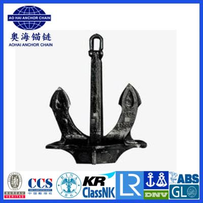China Hall anchor Hall stockless anchor, A/B/C type marine hall anchor hall anchor with KR LR DNV BV NK ABS IACS cert for sale