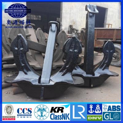 China Hall anchor Hall stockless anchor, A/B/C type marine hall anchor hall anchor with KR LR DNV BV NK ABS IACS cert for sale