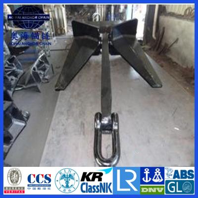 China Pool HHP anchor TW N type pool anchor Pool stockless marine anchor  ship pool anchor with KR LR BV NK DNV IACS cert. for sale