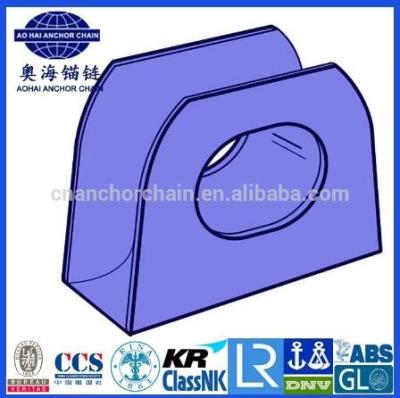 China JIS F2005 Closed Chock, JIS F2005 Closed Chock size 150mm, Deck Mounted Closed Chock with BV ABS LR DNV certificate for sale