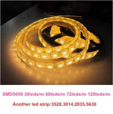 China 12V 24V 5050 360 leds 72 leds/m flexible led strip RGB with remote controller power supply for sale