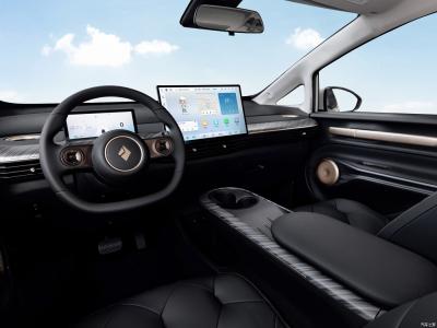 China Left Drive Mini Ev Hatchback Wuling Baojun Cloud Yunduo Pure Electric Car Four-Door Five-Seater for sale