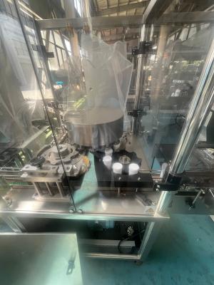 China Pharmaceutical Industries Automatic Bottle Capping Machine With Pressing Bottles for sale