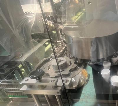 China Pharmaceutical Industries Automatic Bottle Capping Machine With Pressing Bottles for sale