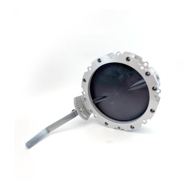 China Structure BUTTERFLY 12in Manual Operated Powdery Butterfly Valve for Batching Plants for sale