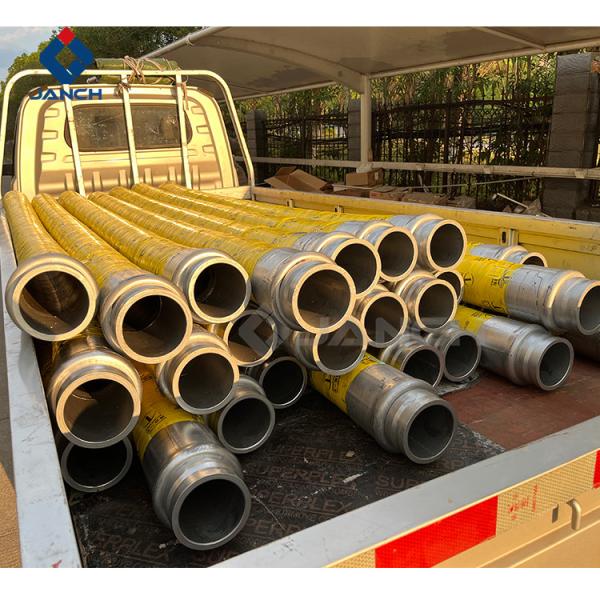 Quality Mortar Plaster Concrete Pump Rubber Hose 85 Bar 125mm Diameter With Single Or for sale