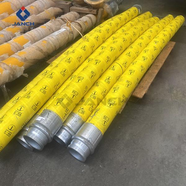 Quality Stainless Steel Concrete Pump Hose 4 Inch High Pressure Aging Resistant for sale