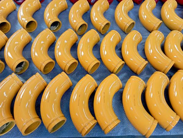Quality DN125-DN180 Concrete Pump Elbow For Putzmeister Zoomlion Schwing Truck Pumps for sale