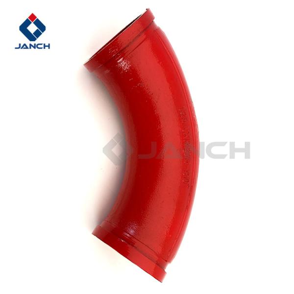 Quality ST52 Twin Wall Concrete Pump Elbow 3m 1m 2m For Concrete Trailer Pumps for sale