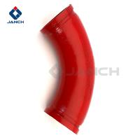 Quality Wear Resistant Concrete Pipe Elbow For Putzmeister Zoomlion Schwing Truck Pumps for sale