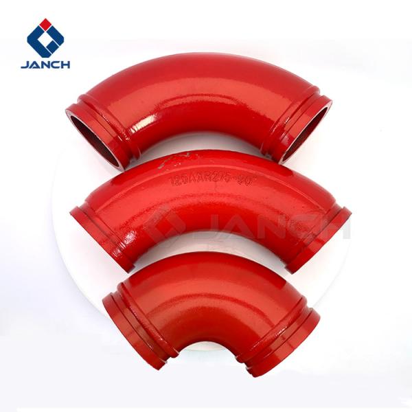 Quality PM DN125 Two Layer Concrete Pump Pipe Bend Pipe Elbow For Boom Truck for sale