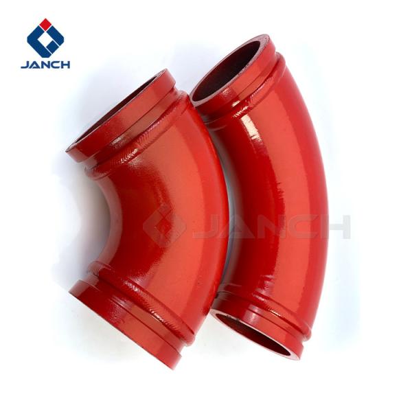 Quality Twin Wall Lengthened Concrete Pipe Elbow Concrete Pump Double Elbow Pipe 90 Degree for sale