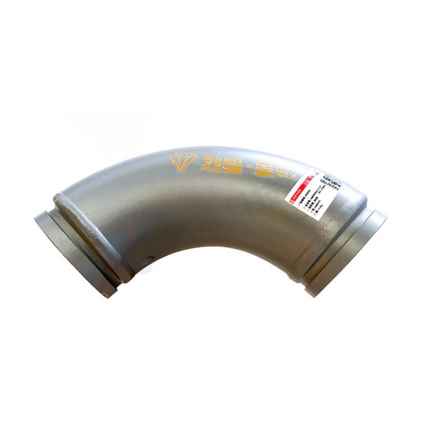 Quality High Manganese Steel Casting Bend Concrete Pump Elbow Single Layer Wear Resistant for sale