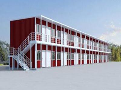 China Self-made flat pack container house hotel for sale for sale