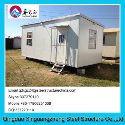 China Prefab Flat Pack Container House With Lighting Easy Install Chalet House for sale