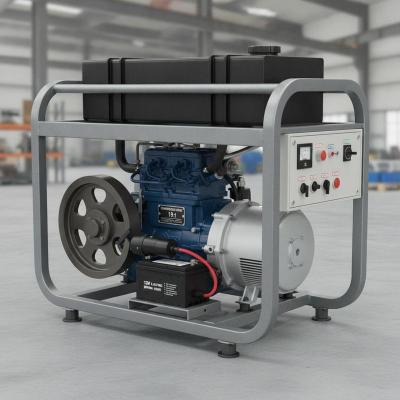 China Compression ratio 19 1 Open Frame Generator featuring 12V Electric Start optimized for long term power in industrial applications for sale