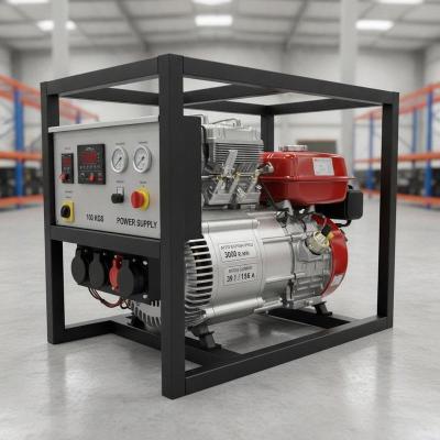 China Rated rotation speed 3000 Rmin Open Frame Generator Including Rated Current 39.1 19.6 A and 100 KGS Engineered for Power Supply for sale