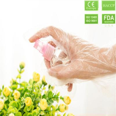 China Disposable Medical Examination CPE Gloves smooth  embossed S/M/L/XL blue clear ISO/CE/FDA/SGS for sale