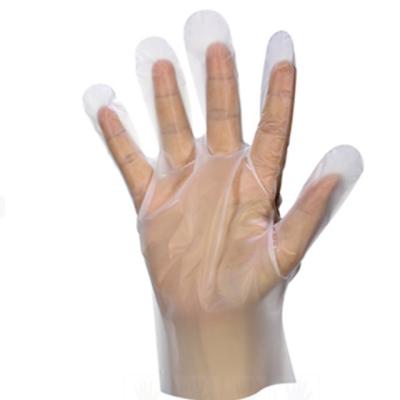 China Smooth or embossed CPE glove disposable cast polyethylene gloves for food service/hospital/household for sale