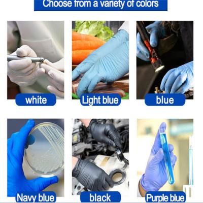 China Industry use Nitrile Gloves Texfured finger 3.0g/3.5g/4.0g/4.5g/5.0g ISO9001/ISO13485/SGS/510k/FDA for sale