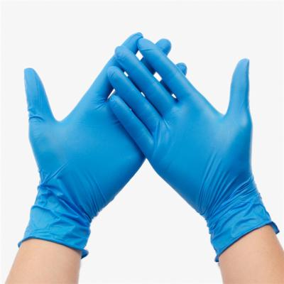 China China Factroy Powder Free Nitrile Gloves food grade/cleaning room Texfured finger used in printing and dyeing industry for sale