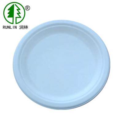 中国 Ecoサトウキビの無駄からの使い捨て可能なIodegradableのサトウキビのバガスの版のあたりの14g 販売のため