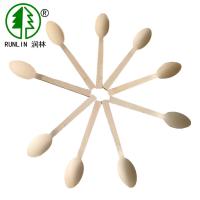 China Polished Surface Disposable Compostable Bamboo Cutlery Non Stick Salad Serving Spoons for sale