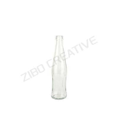 China 238ml Flint Glass Water Bottle With Crown Top Closure For Sparkling Beverages  325g for sale