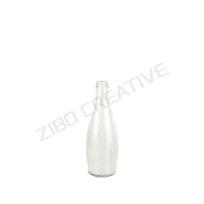 China Glass Beverage Bottle 330ml Flint  Screw Top 270g Glass Juice Bottles Wholesale CY-827 for sale